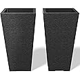 Amazon.com : Kante 22 Inch Tall Planter Set of 2, Large Taper Planter ...