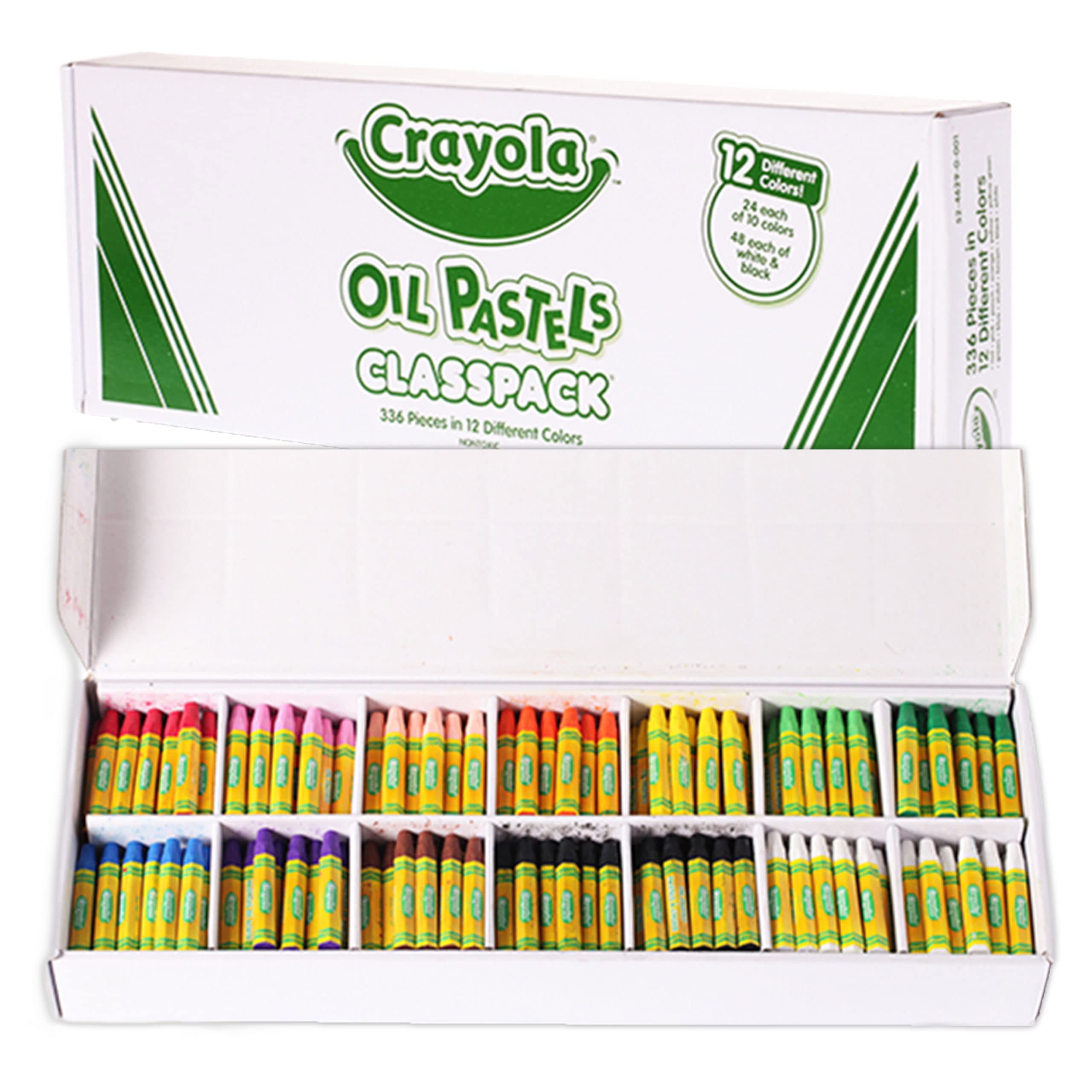 Mua Crayola Oil Pastels Classpack (336ct), 12 Brilliant Opaque Colors ...