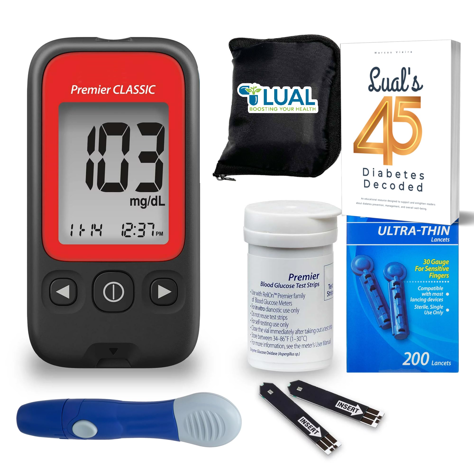 Mua Diabetes Testing Kit Bundle – Premier Start Kit Includes Blood ...