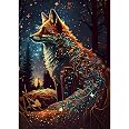 Amazon.com: SENQAO Fox Diamond Painting Kits for Adults Animals, Fox ...