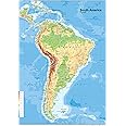 Amazon.com : South America Physical Map - 23.3 x 16.5 Inches - Paper ...