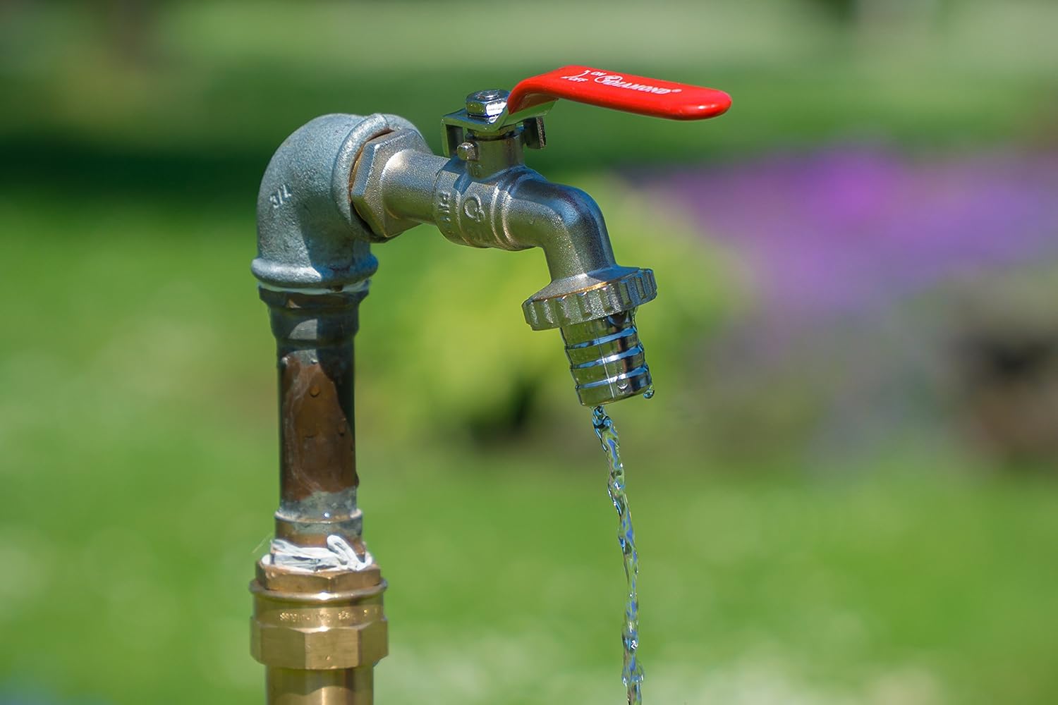 1/2″ Garden TAP BIB Water Lever Type Valve RED Handle HAZELOCK ...