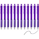 Amazon.com : Writon Retractable Ballpoint Pens, Comfort Barrel, 1.0mm ...