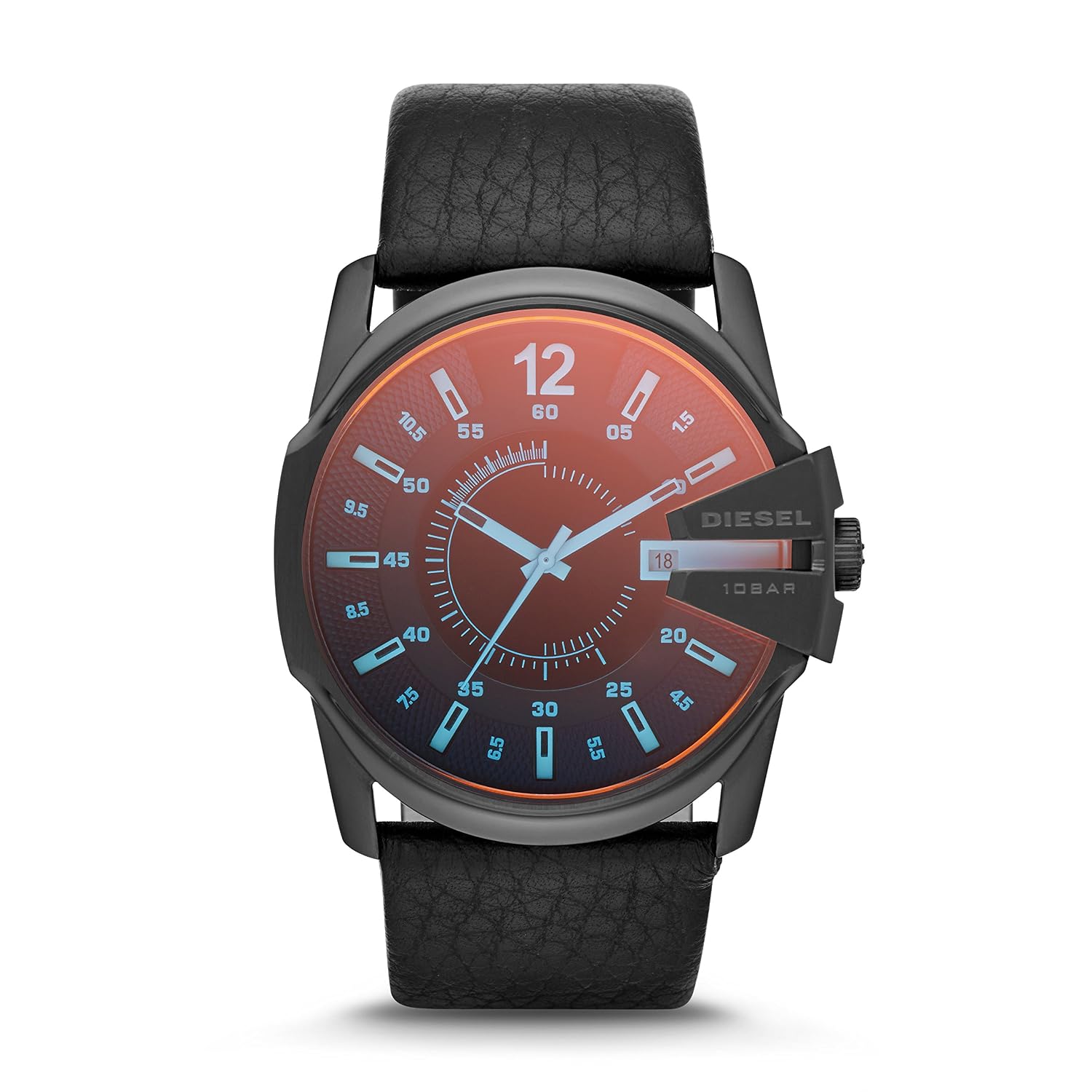 Buy Diesel Master Chief Analog Black Over sized dial Men's Watch ...