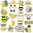 Amazon.com: PAPER JAZZ 24 Pcs Pineapple Party Decorations Summer Party ...