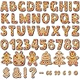 Amazon.com: 185 Pcs Gingerbread Letters Christmas Bulletin Board ...