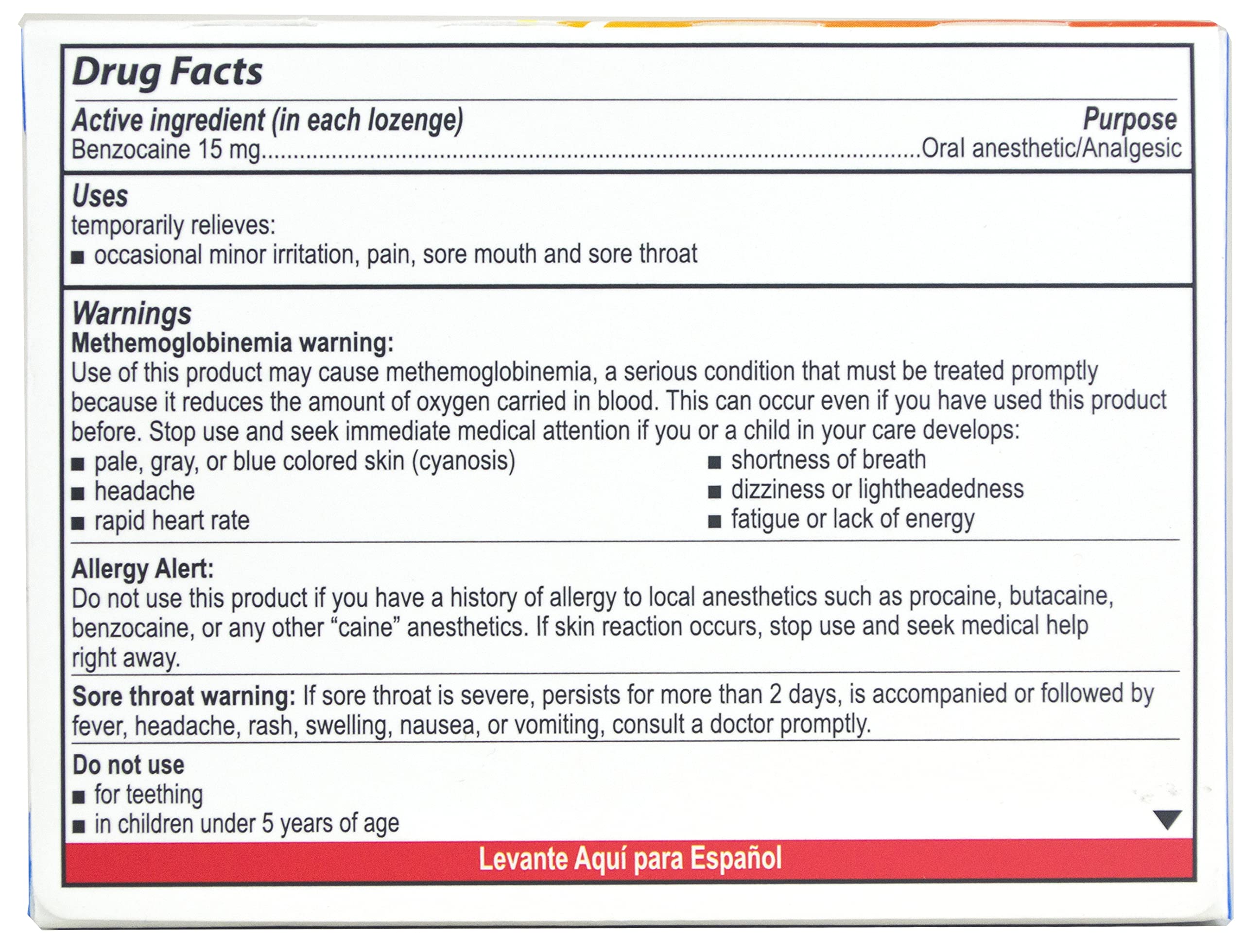 Mua Bactimicina Sore Throat Lozenges Maximum Strength, Orange Flavor ...