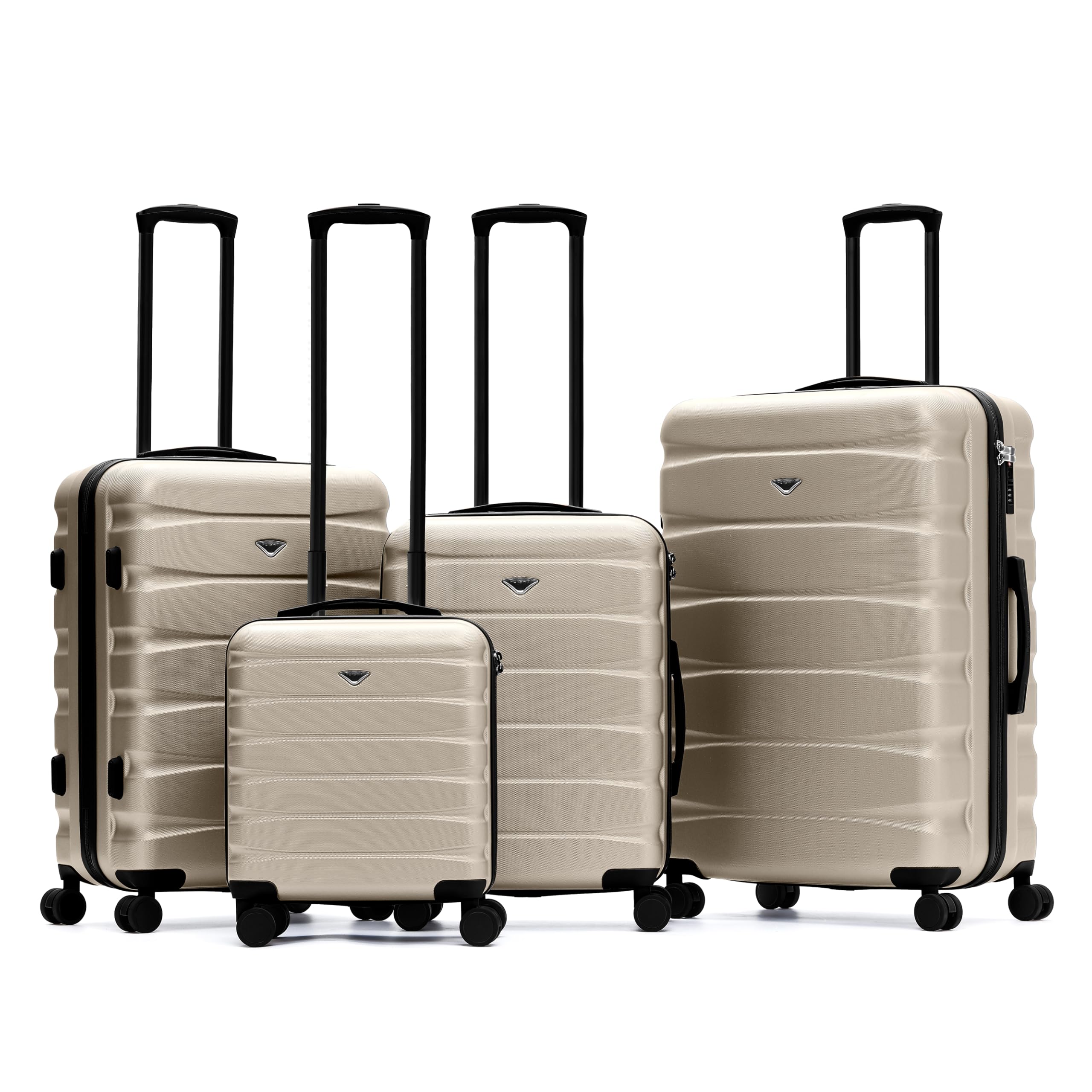 Flight Knight Luggage Sets TSA Lock Silent Double Spinner Wheels ...