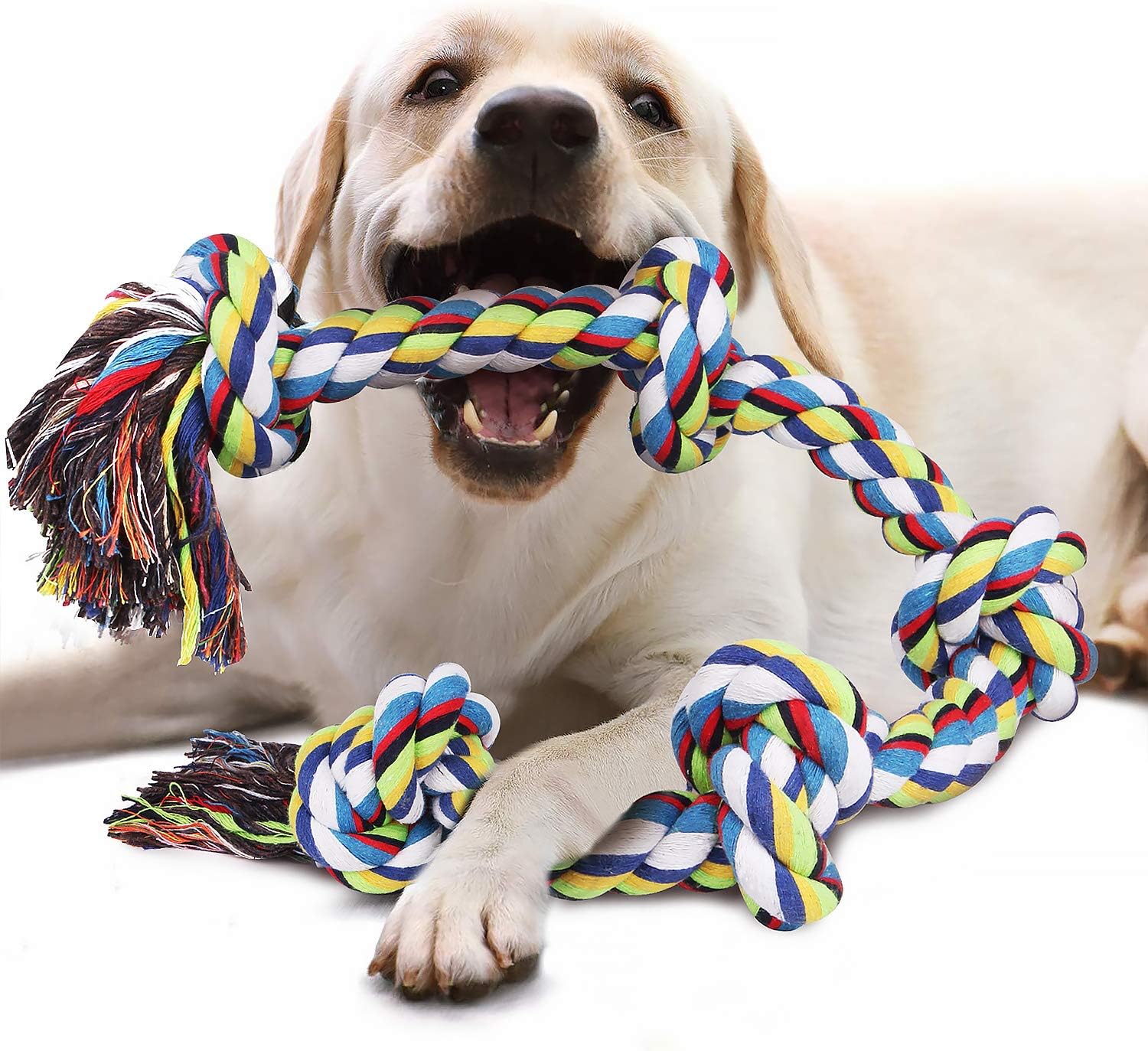 VIEWLON XL Dog Rope Toys For Strong Large Dogs Durable Dog Chew Toy 5