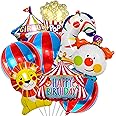 Amazon.com: 9PCS Carnival Foil Balloons Animal Carnival Theme Party ...