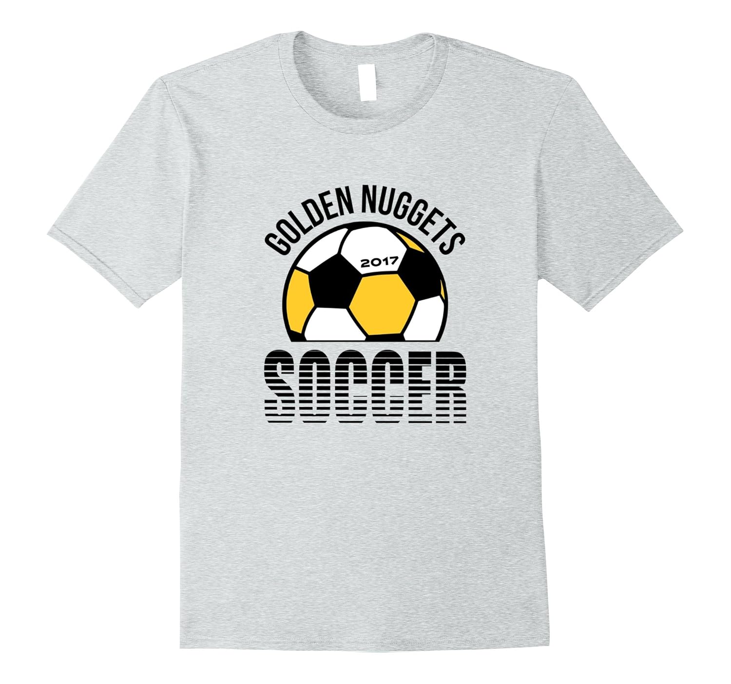 Golden Nuggets Soccer T-Shirt, Black-CL – Colamaga