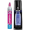Amazon.com: SodaStream E-TERRA Sparkling Water Maker (Black) with CO2 and Carbonating Bottle ...