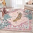 Amazon.com: Aldopein Bengal Tiger Rugs, 3x5 Pink Boho Small Area Rugs ...