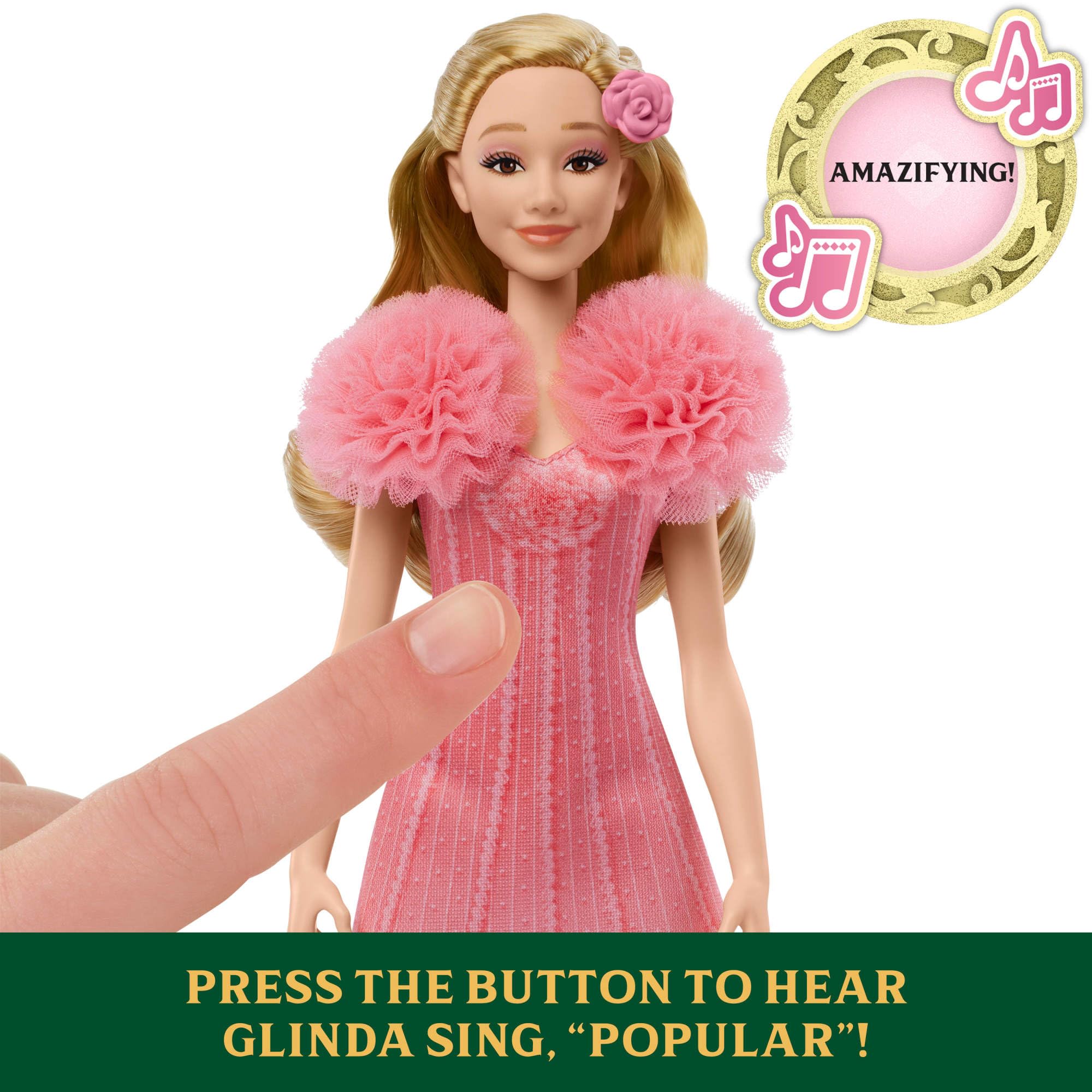 Mua Mattel Wicked, Singing Glinda Fashion Doll & Accessories, Posable ...