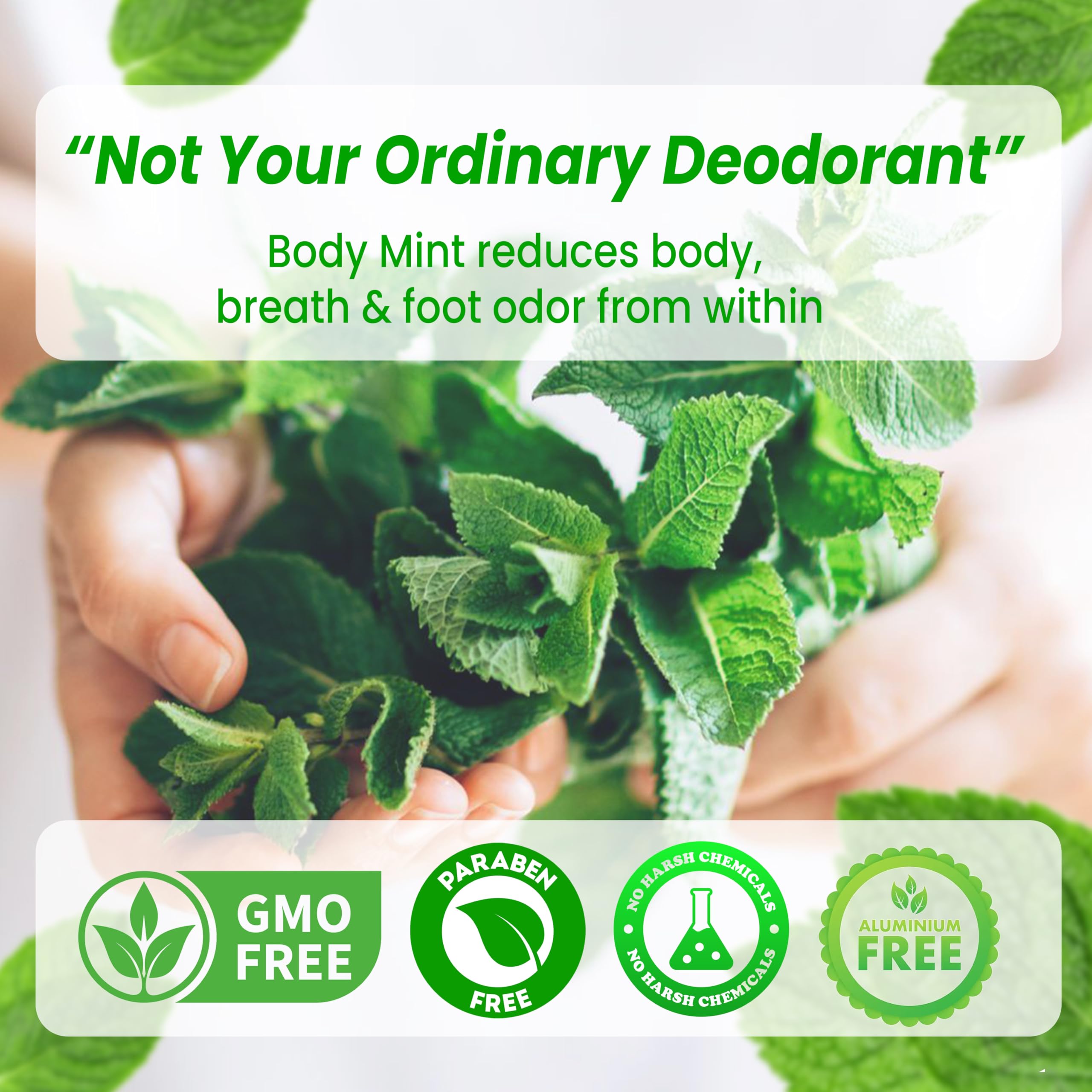 Body Mint Original | Chlorophyll Deodorizing Supplement For Full Body ...