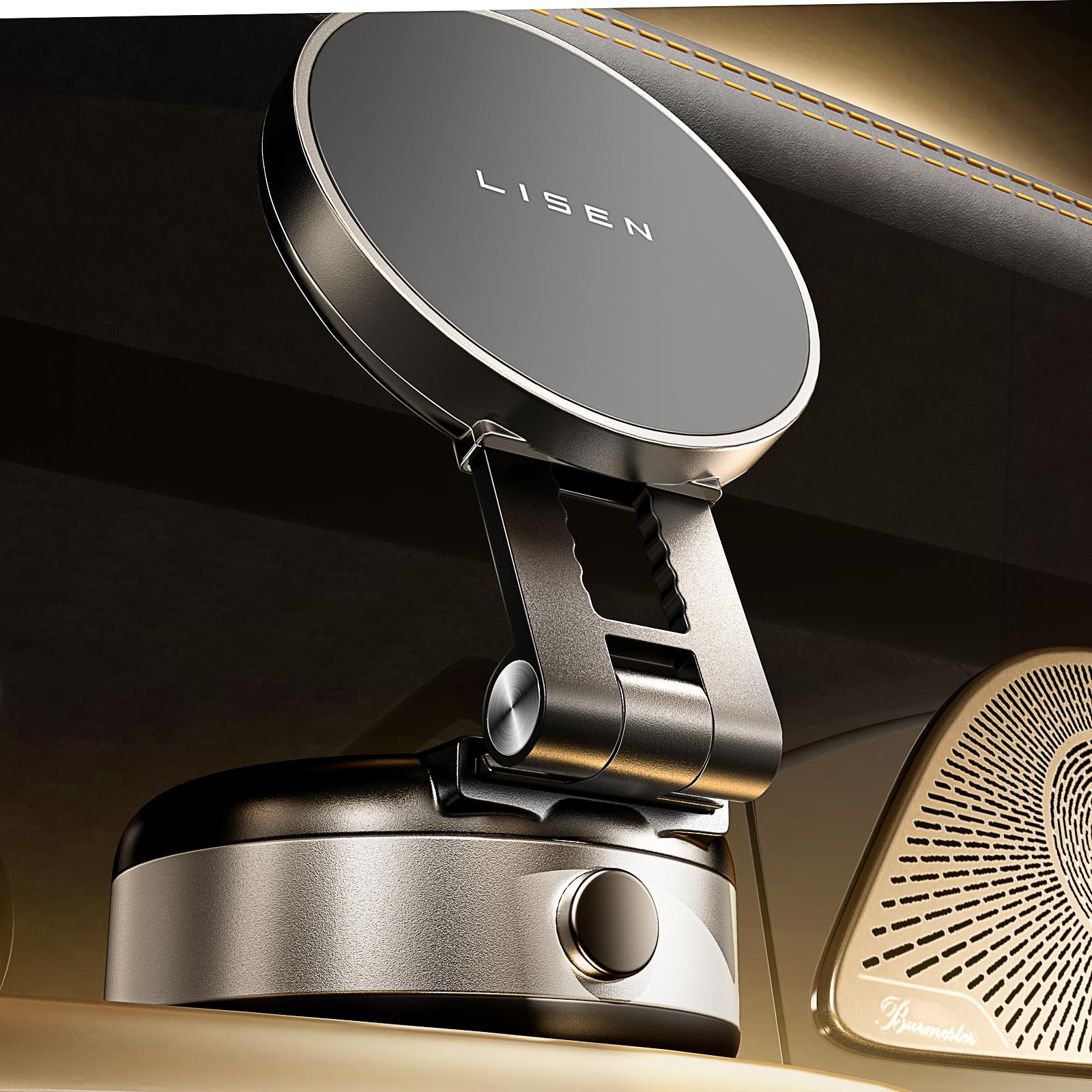 LISEN Portable Vacuum Magnetic Phone Holder Stand, Electric Vacuum ...