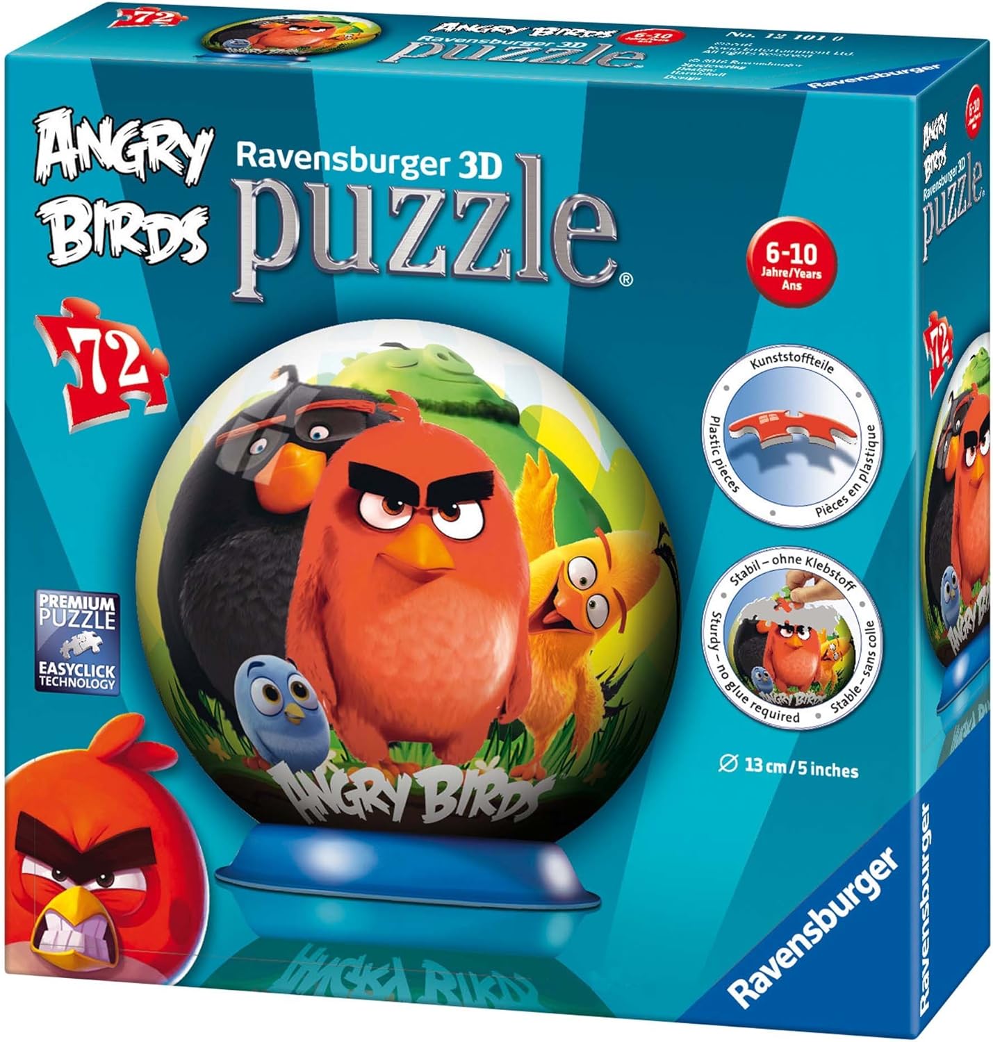 Ravensburger Angry Birds, 72pc 3D Jigsaw Puzzle®: Amazon.co.uk: Toys ...