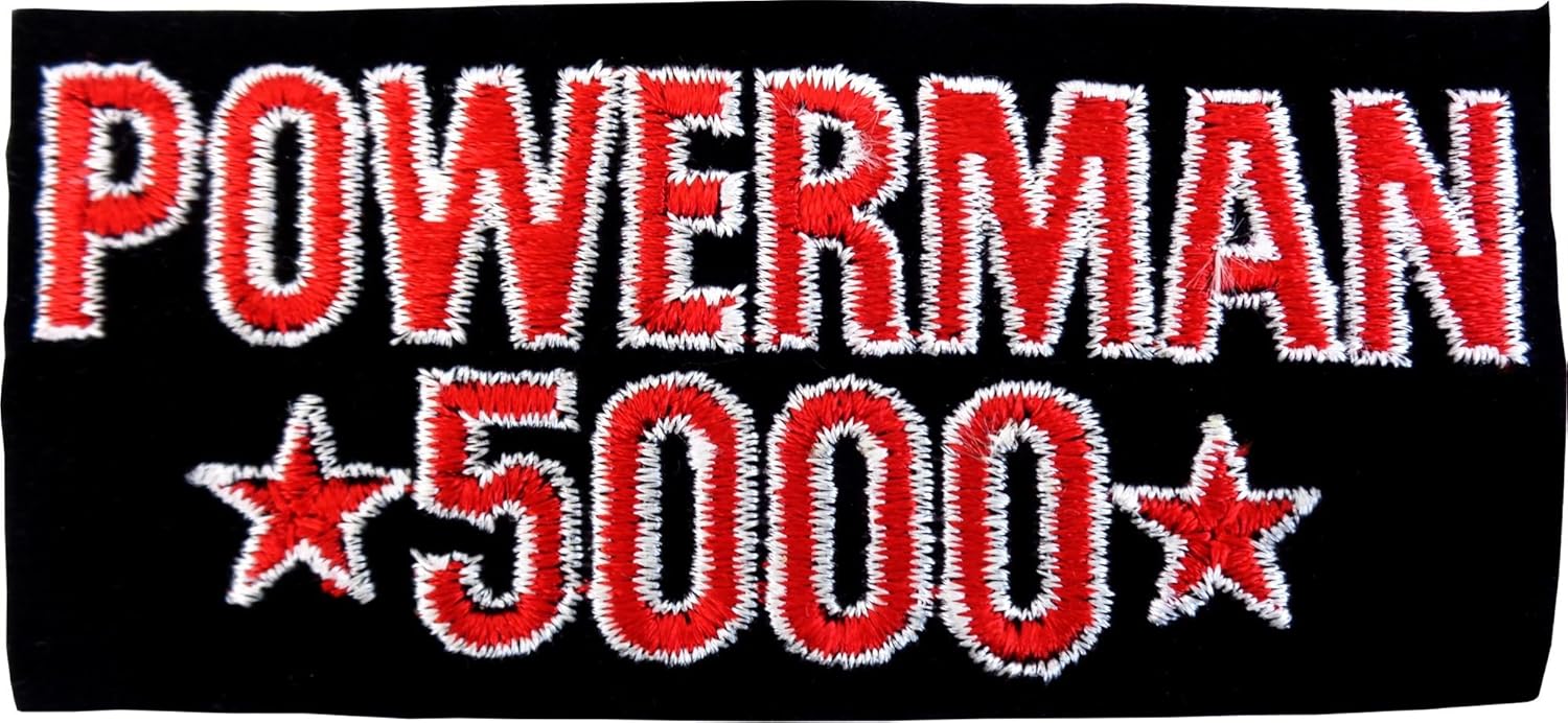 Amazon.com: Powerman 5000 - Red, White & Black Logo with Stars ...