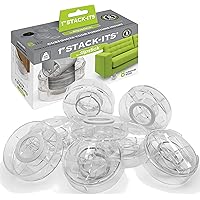 Slipstick 3 Inch (76mm) Bed Risers/Furniture Raisers with Steel ...