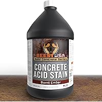 BEEST Concrete Stain - Slate - 1 Gallon, Test 8 oz Concrete Dye on a ...