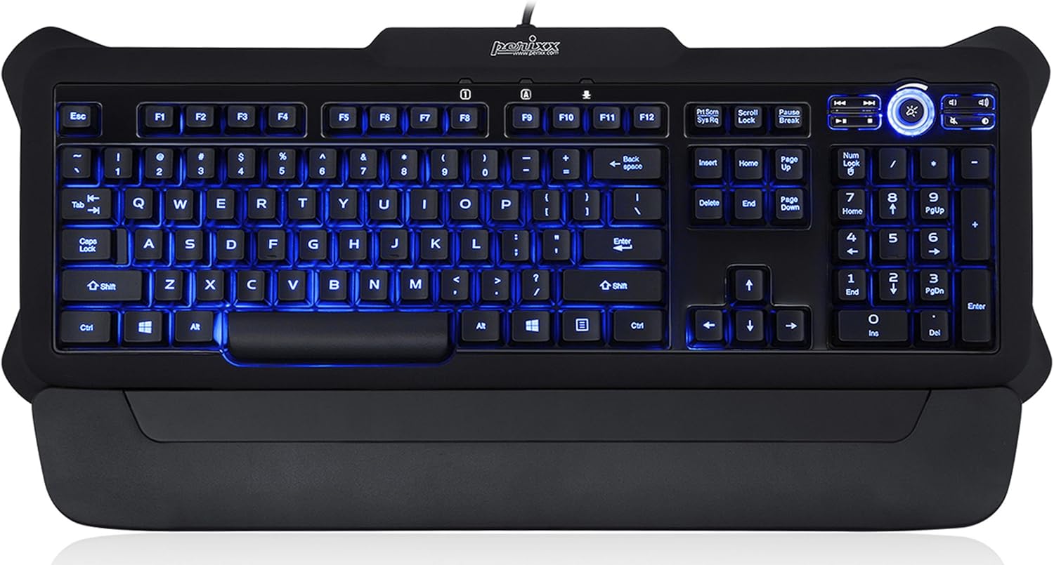 Perixx PX-1100 QWERTY Anglais Noir - Claviers (Standard, QWERTY, Noir ...