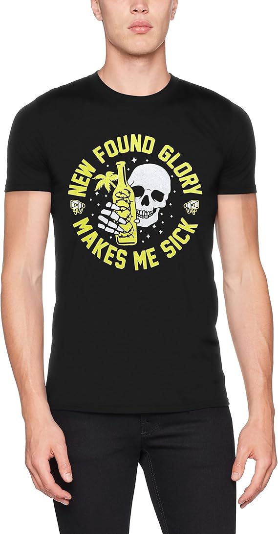 CID Men's New Found Glory - Bottle T-Shirt: Amazon.co.uk: Clothing