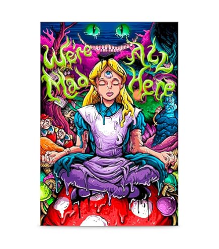 Alice In Wonderland Hookah Poster