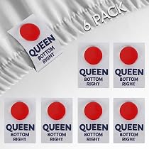 Color Coded Snap-on Sheet Corner Markers For Bed Making SheetSnaps 12 ...