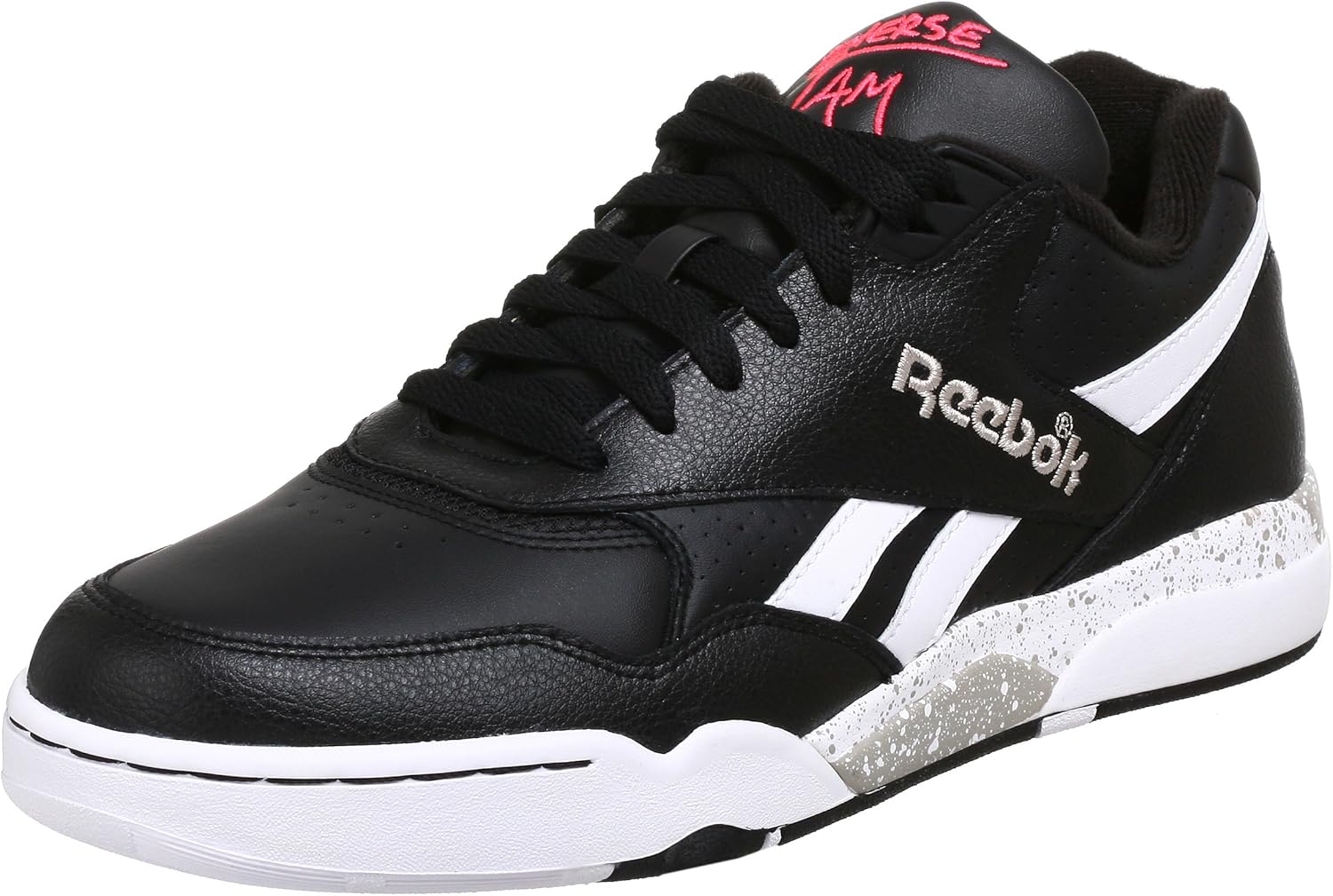 Amazon.com | Reebok Men's Reverse Jam Low Running Shoe, White/Black ...