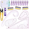 Amazon.com: Sewing Ruler 4 Styles Clothing Patterning Ruler Sewing ...
