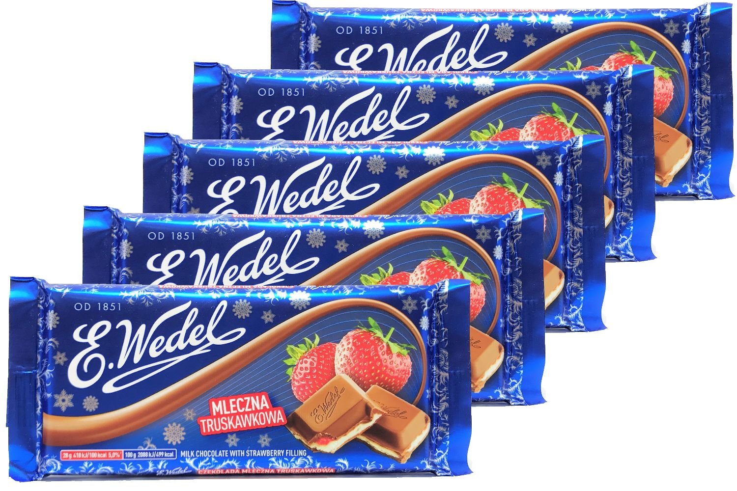 Amazon.com : E.Wedel Milk Chocolate (Milk Chocolate, Pack of 5 ...