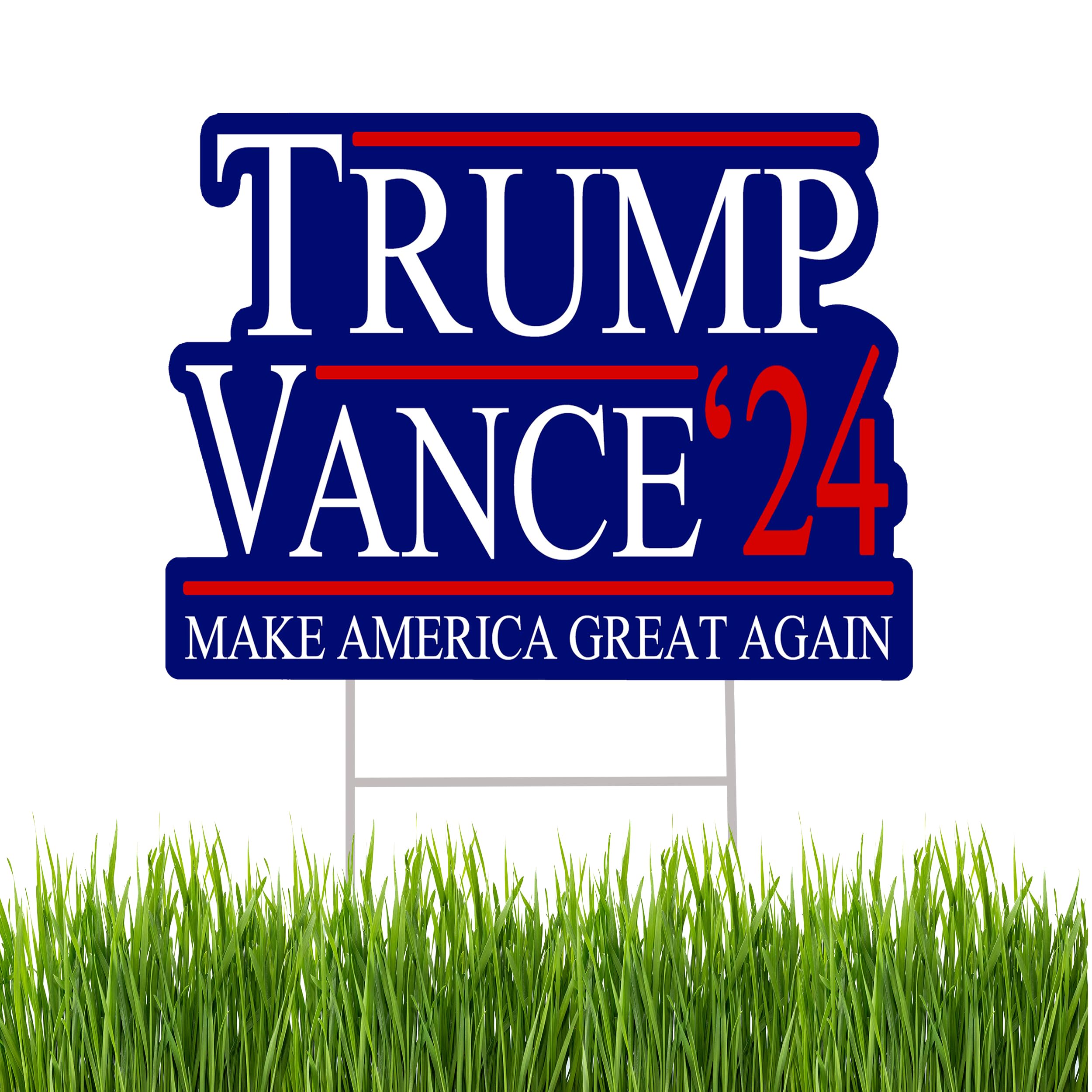Rogue River Tactical Trump JD Vance 2024 Yard Sign With H Stake For ...