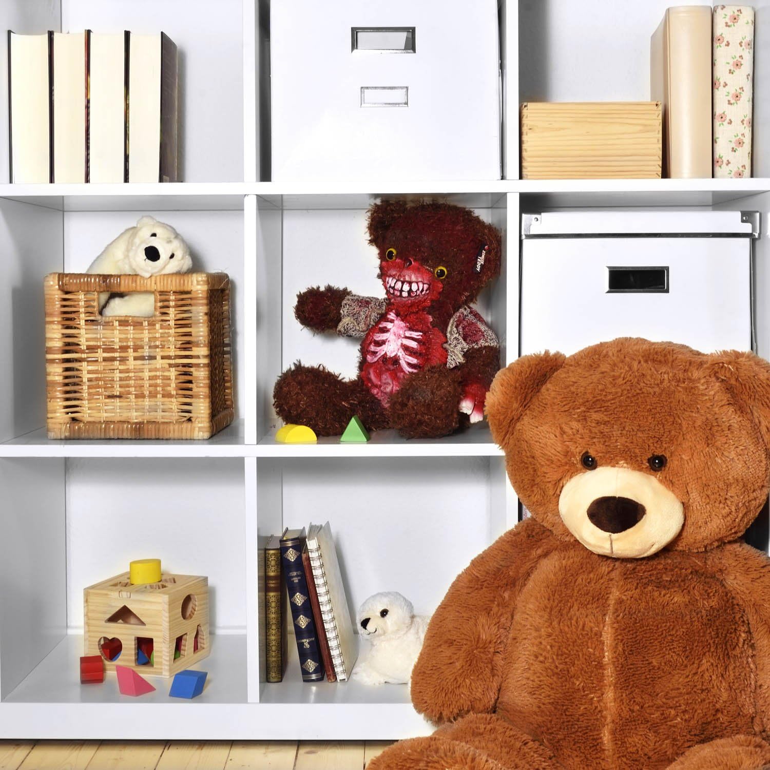 Zombie Teddy Original XXL 50cm Halloween Teddy Bear Horror Bear Undead ...