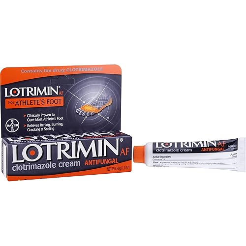 Lotrimin AF Cream for Athlete's Foot, Clotrimazole 1% Antifungal ...