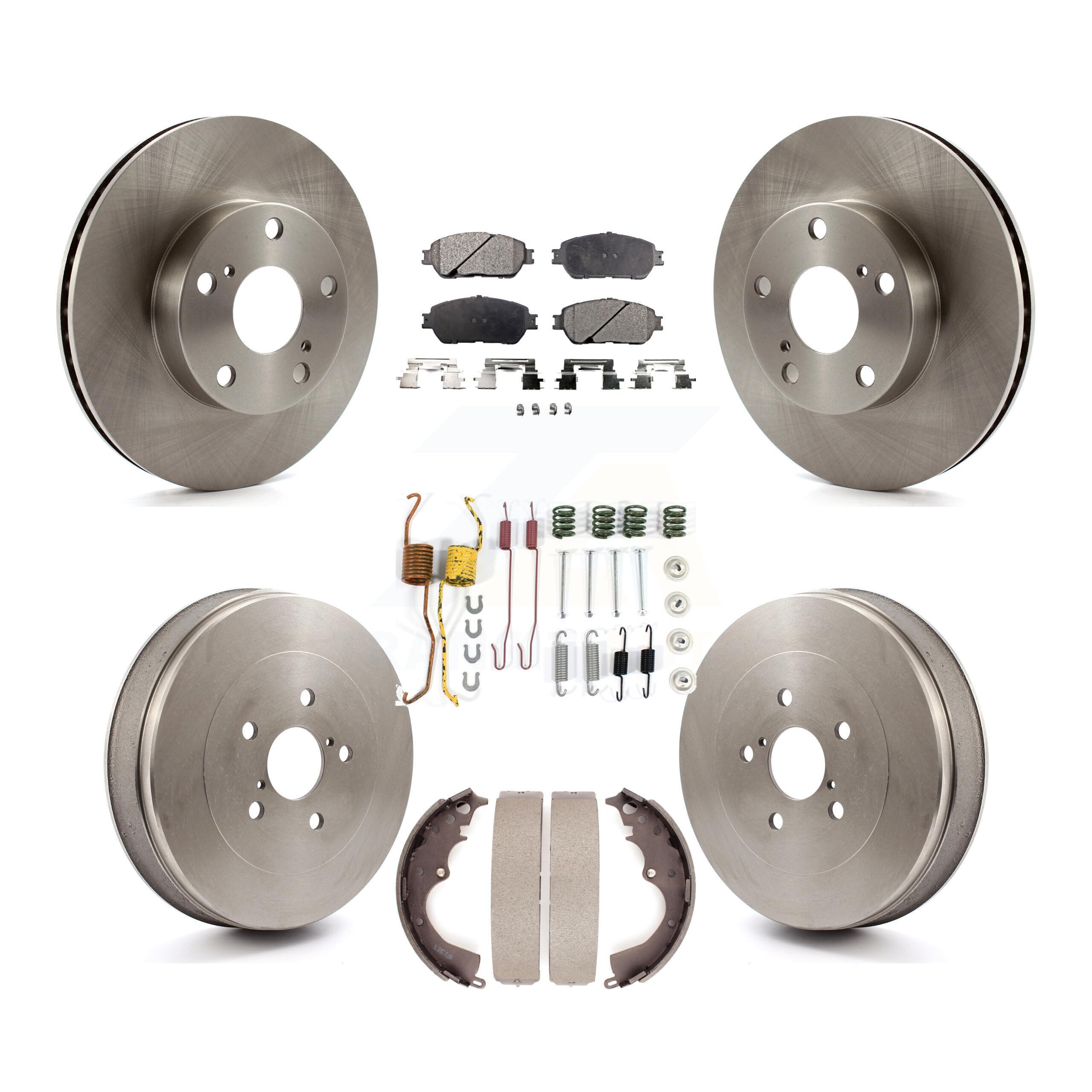 Transit Auto Front Rear Disc Brake Rotors Ceramic Pads And Drum Kit ...