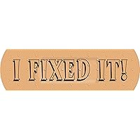 Amazon.com: StickerTalk I Fixed It Bandage Vinyl Sticker, 10 inches by ...