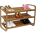 Amazon.com: Oceanstar 3-Tier Bamboo Shoe Rack, Brown : Home & Kitchen