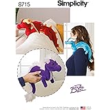 Amazon.com: Simplicity 1603 Plush Stuffed Animal Toy Sewing Patterns ...