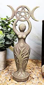 Ebros Abstract Neopagan Shaman Spiral Goddess Statue Lunar Triple ...
