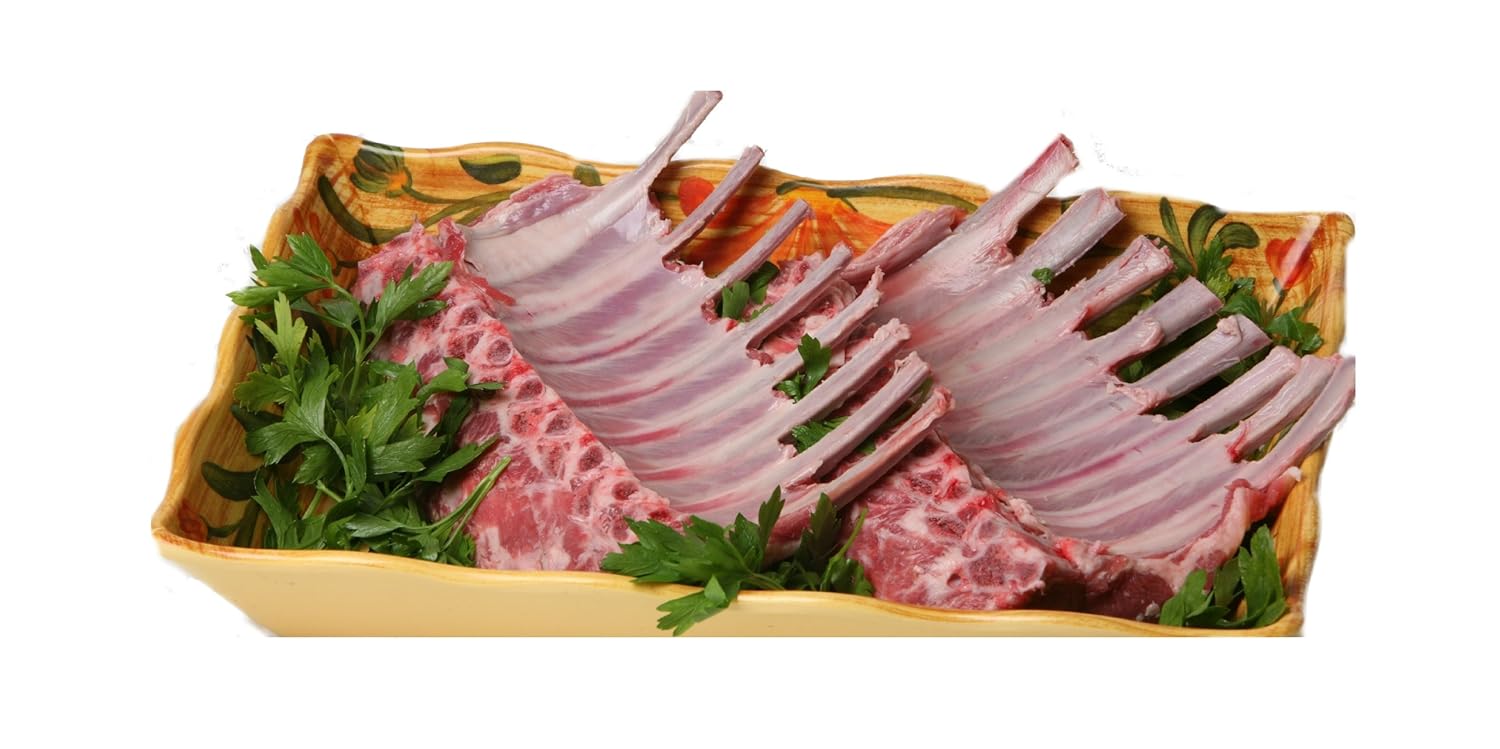 New York Prime Meat USDA Prime Fresh American Rack of Lamb Rib French ...