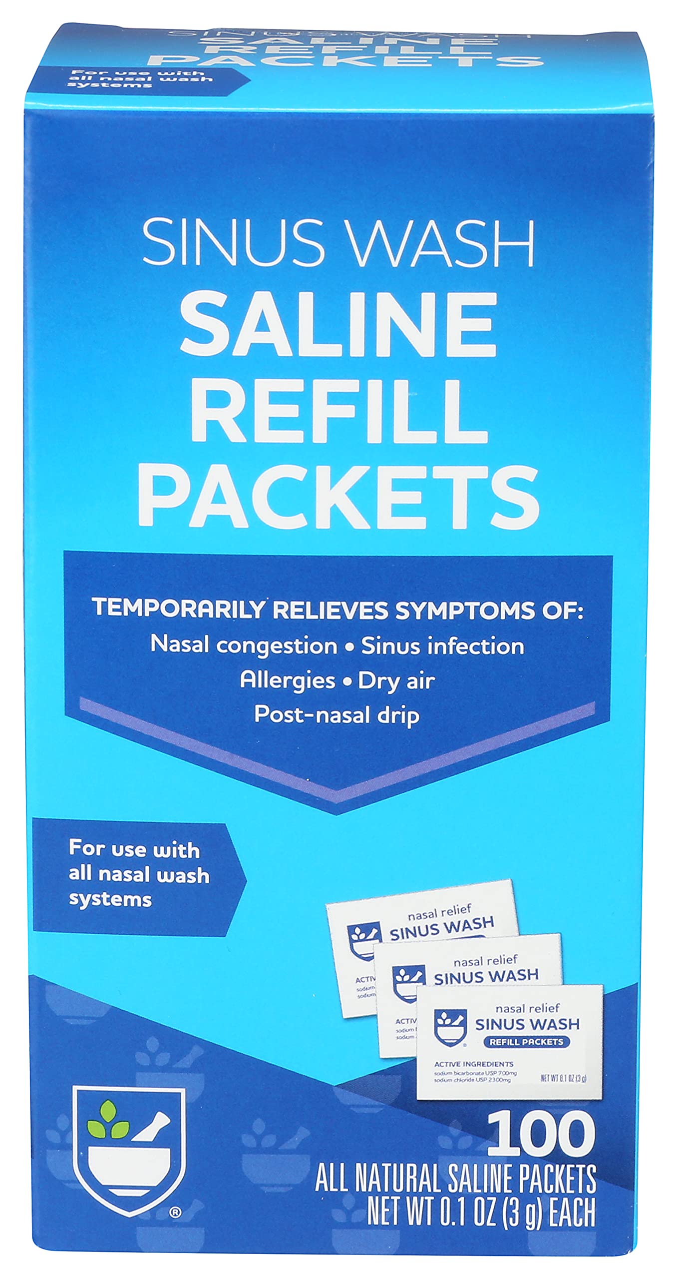 Mua Rite Aid Sinus Wash Refill Kit, Individually Wrapped Saline Packets ...
