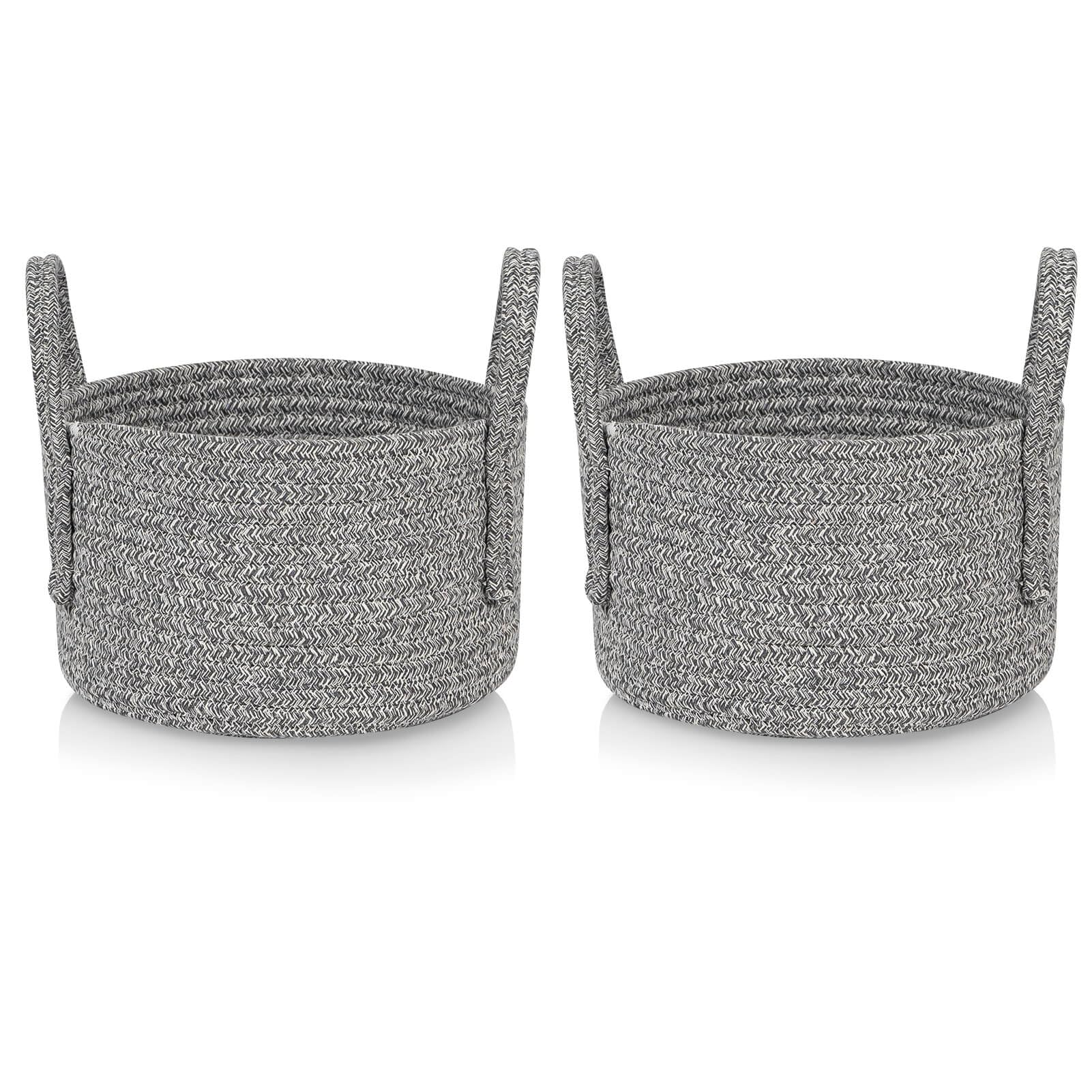 CubesLand Small Storage Baskets for Shelf,Cube Organizer Basket Bin ...