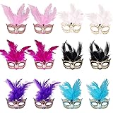 Amazon.com: 10PCS/Set Mini Masquerade Mask Party Decoration, Supper ...