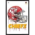 Amazon.com: Trends International NFL Kansas City Chiefs - Drip Helmet ...