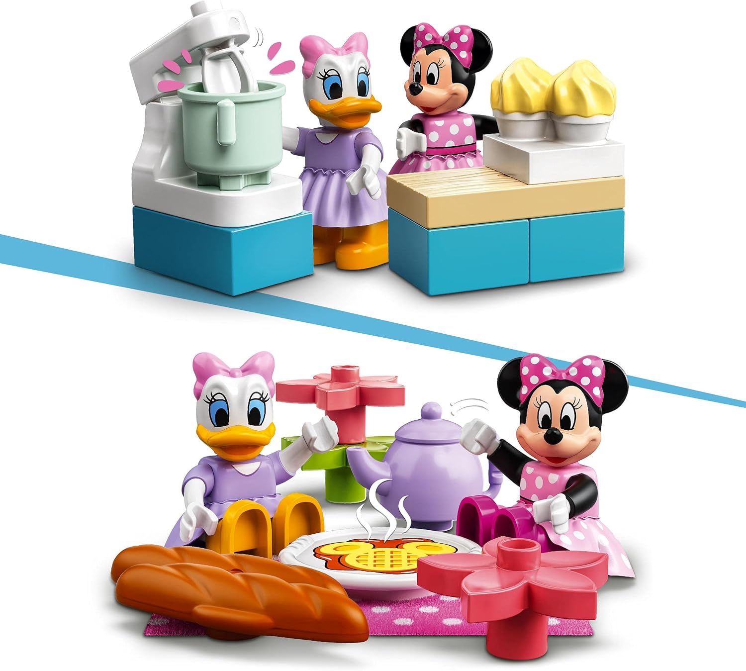LEGO 10942 DUPLO Disney Minnie’s House and Café Dollhouse with Minnie ...