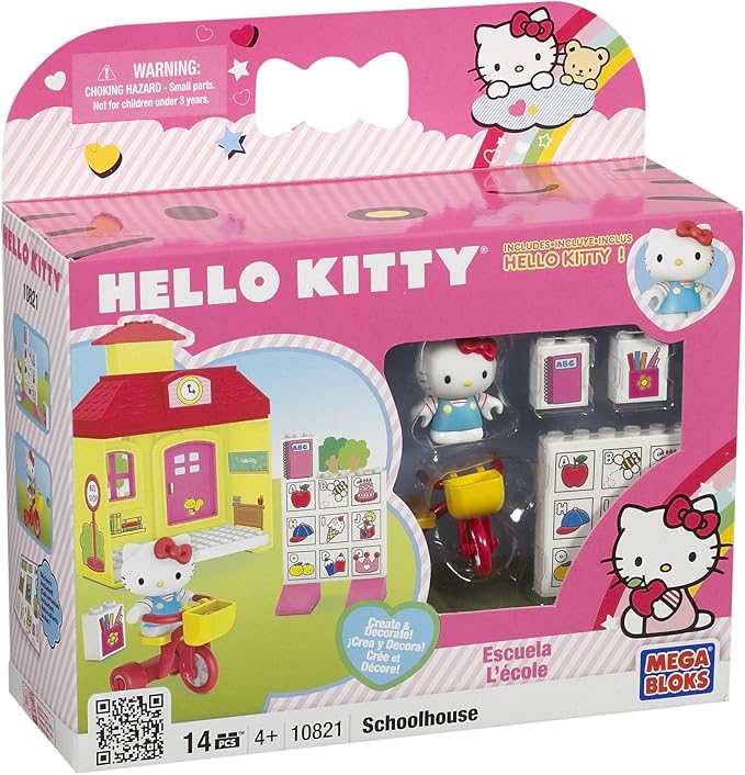 Mega Bloks Hello Kitty Buildable School House Playset: Amazon.co.uk ...