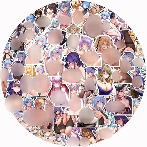Scihubbi 50 Vibrant Anime Girl Stickers Hentaii Stickers Sexy Anime 5246