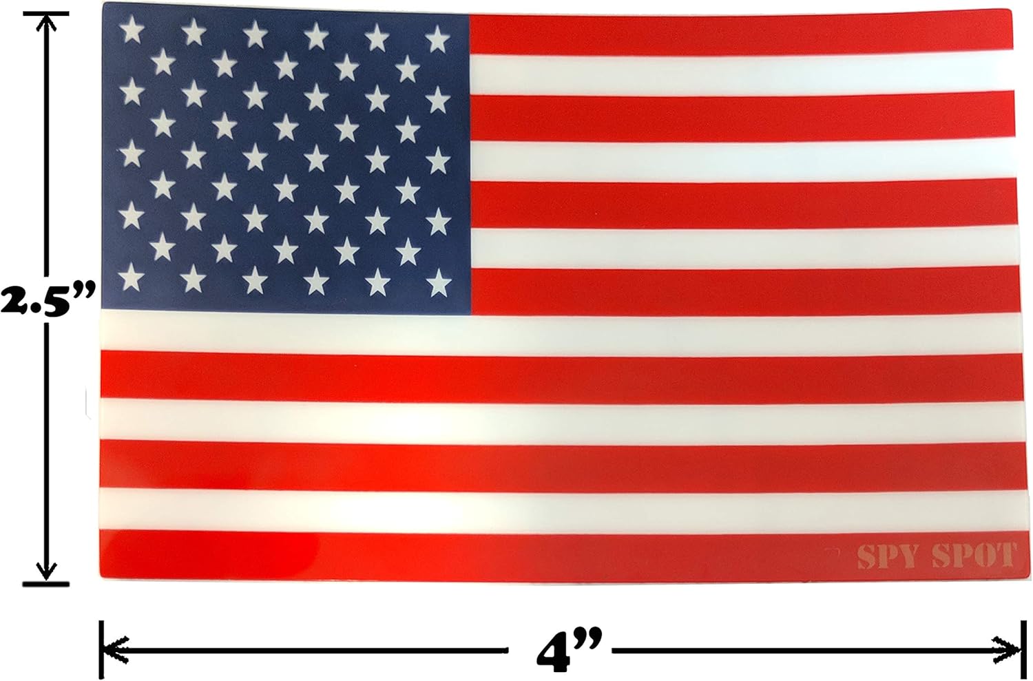 Amazon.com: Spy Spot American Flag USA Vinyl Decal 4" x 2.5" UV ...