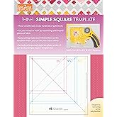 fast2cut® Simple Square Templates: Quickly Cut 3 1/2", 4 1/2" & 5 1/2 ...