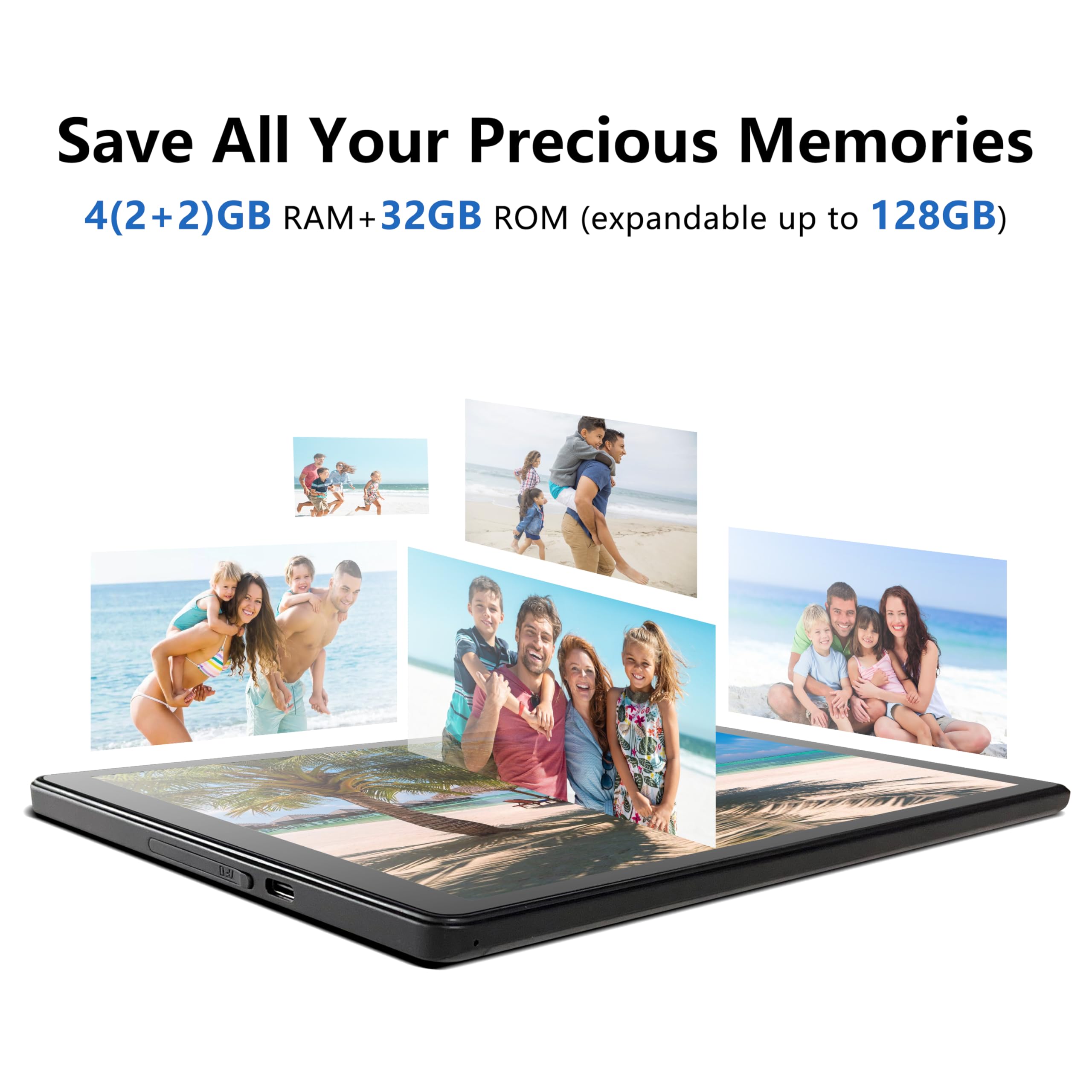 Mua Tablets, 10" Android 13 Tablets with Case, 4GB RAM 32GB ROM & Quad ...